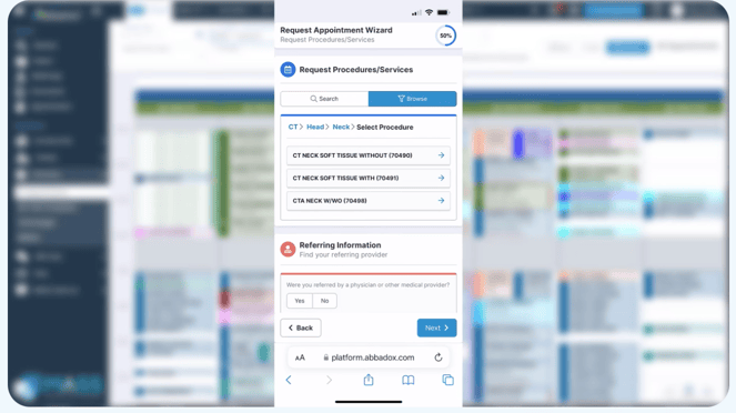 Radiology Scheduling Workflow