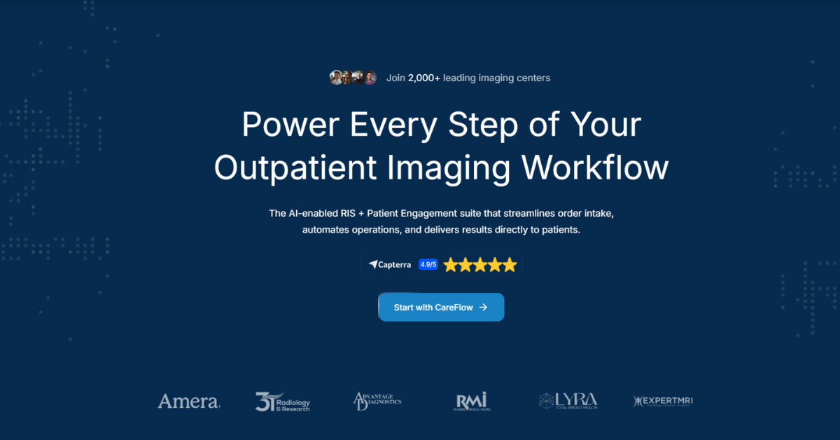 AbbaDox CareFlow: AI RIS & Patient Engagement for Outpatient Imaging